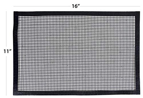 BBQ Butler Non-Stick BBQ Mesh Grill Mat- Perfect For Smokers - Traeger, Green Egg, Kamodo Compatible
