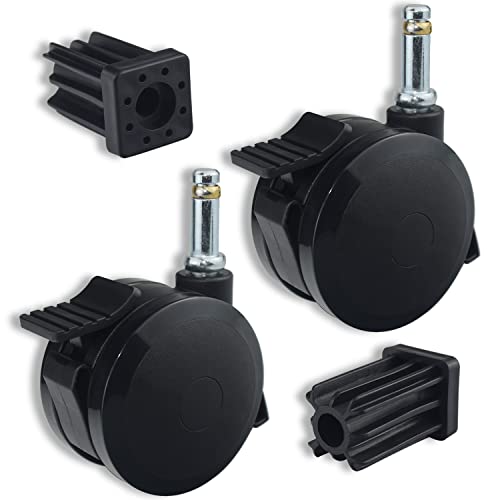 70360 Locking Caster with Insert for Weber Spirit Series 2009-2012, Genesis Series 2007-2011, and Summit Series Gas Grills 2007-2011, (Caster Diameter 2-7/8")