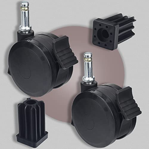 70360 Locking Caster with Insert for Weber Spirit Series 2009-2012, Genesis Series 2007-2011, and Summit Series Gas Grills 2007-2011, (Caster Diameter 2-7/8")