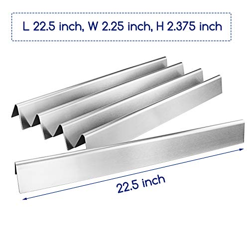 Utheer 22.5 inch 7537 Flavor Bars for Weber Spirit 300 Series E-310 E-320 S-310 S-320 with Side Controls, Spirit 700, Genesis Silver Gold Platinum B/C, Weber 900 Gas Grills, for Weber 7536 65903 7537