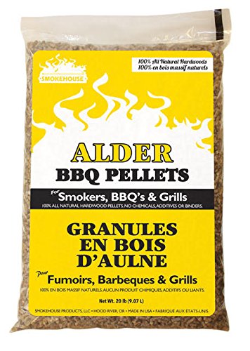 Smokehouse 9780-040-0000 BBQ Pellets No.20 Bag - Alder,One Size