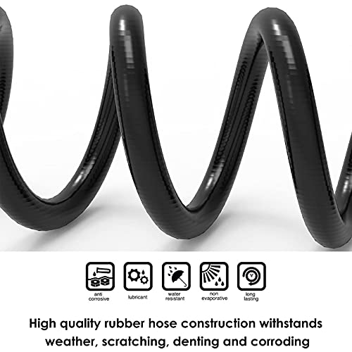 GCBSAEQ 4FT Propane Adapter Hose 1lb to 20lb Propane Tank Hose 1lb Adapter Converter for Portable Appliance Coleman Camping Stove, Buddy Heater, Tabletop Gas Grill