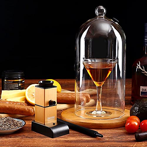 CREATIVECHEF Handheld Smoker smoking gun Cocktail Smoker Mini Smoker to Enhance Taste for Meat Sous Vide BBQ Cocktail Drinks&Cheese(SG18-Golden)