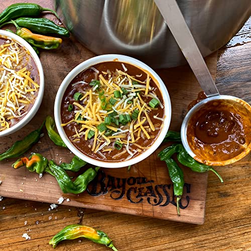 Bayou Classic 1420 20-qt Economy Stainless Kettle Features Heavy Duty Welded Handles for Secure Handling Domed Lid Perfect For Large Batch Cooking of Soups Stews Chili and Gumbo