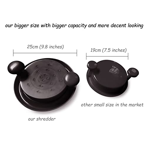 Tarasun Chicken Shredder Tool, Bigger Size (Dia. 25cm), Alternative to Bear Claws/Meat Shredder Claws, Meat Shredder Machine, Dishwasher Safe, for Pulling Pork, Beef and Chicken