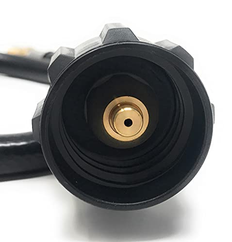 MI MADOL IMPORTS, LLC MADOL Pig Tail Propane Hose QCC1 x 1/4 Male NPT 2 FT 350PSI [948-760] with Flow Control Shut Off at Over 80,000 BTU's