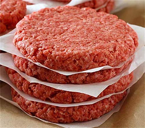 BGTOOL Patty Paper Sheets for 5 Inch Burger Press (400 pcs) Round Hamburger Non-Stick Heat Resistant Circle Wax Parchment Paper Maker Cook Bake Steaming Grill BBQ Barbecue Total 800pcs(2)