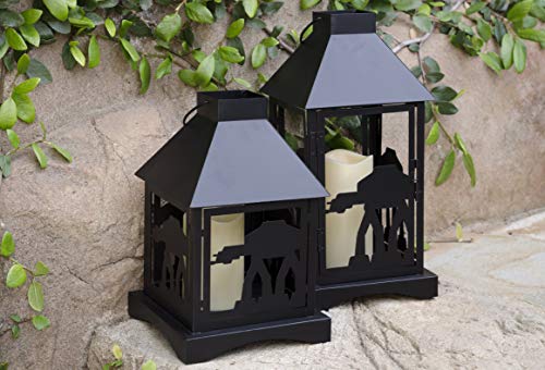 Seven20 SW10712 Star Wars AT-AT Stamped Lantern, Black,12 Inches Tall