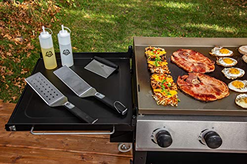 PIT BOSS 10762 5 Burner Gas Griddle, Deluxe, BLACK
