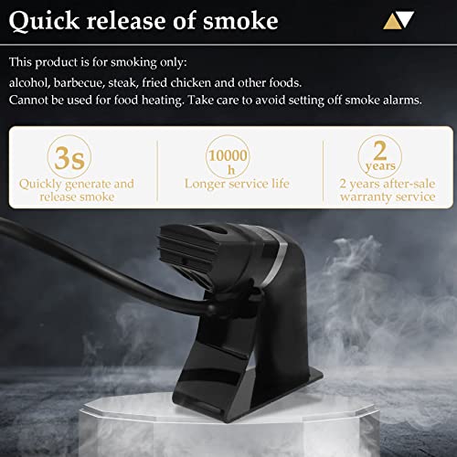 Flngr Smoke Gun for Cooking,Beer,with Apple and Cherry Wood,Food Smoker for Beginners,For Kitchen, Bar or Gift