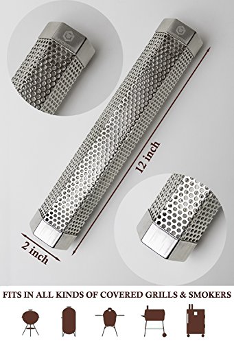 Mycritee Hexagonal Pellet Smoker Tube 12" (Hexad)