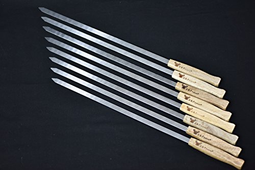 G & F Products FBA_25618 BBQ Kabob skeer, silver