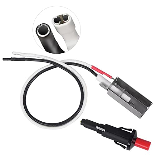 GasSaf Grill Igniter Kit Replacement for Weber 7510 Spirit E-210, Genesis E310/E320, Spirit 500/700, Gensis Silver B/C, Genesis Gold B/C, Platinum B/C, snap-in Style Push-Button igniter