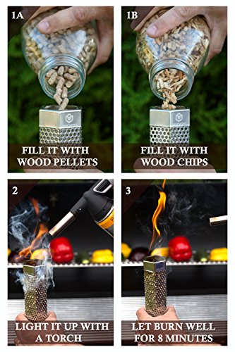 Mycritee Hexagonal Pellet Smoker Tube 12" (Hexad)
