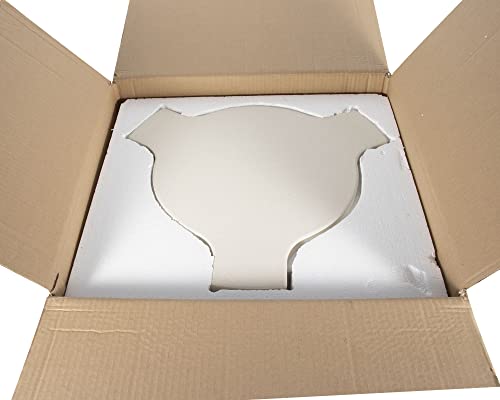 TAILGRILLER 76251 Heat Deflector for Pit Boss K24, 60131 Heat Deflector for Louisiana Grills K24, Ceramic Pizza Stone Smoking Stone Plate Setter Replacement