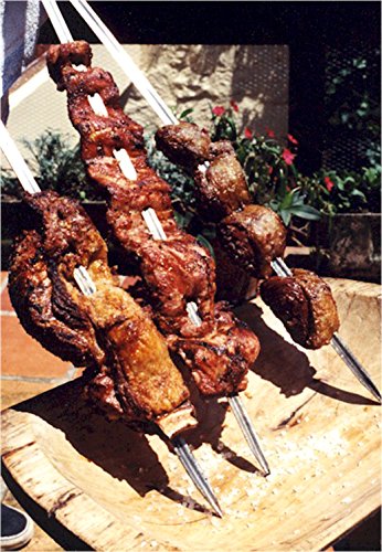 G & F Products FBA_25618 BBQ Kabob skeer, silver