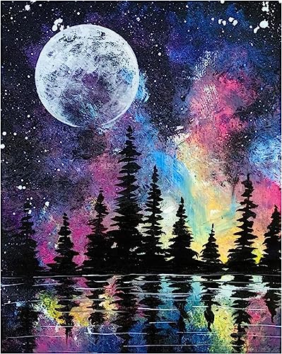 Eiazuiks Diamond Painting Kits for Adults, Moon 5D DIY Diamond Art Kits Full Drill Diamond DotS for Gift Wall Decor Gem Arts 12x16 inch