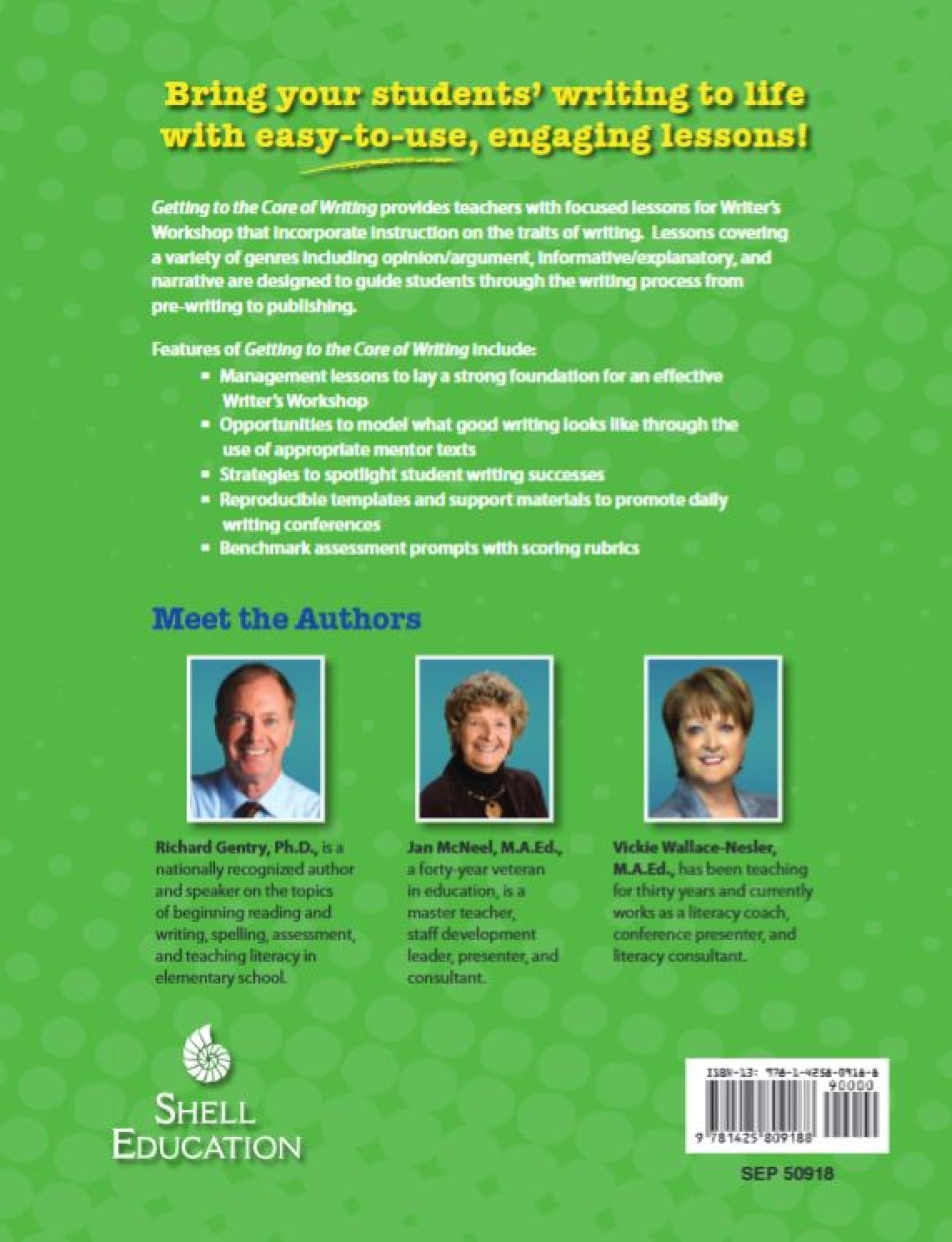 Getting to the Core of Writing: Essential Lessons for Every Fourth Grade Student