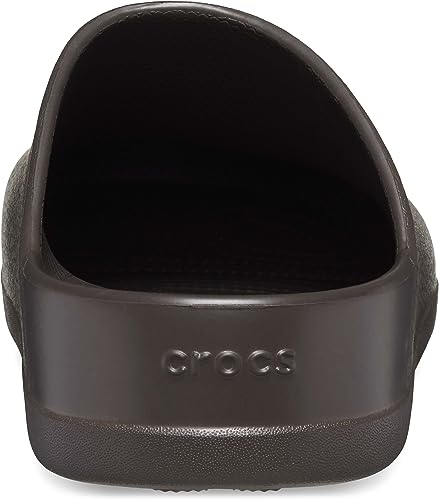 Crocs Unisex-Adult Dylan Clogs, Espresso, 6 Women/4 Men