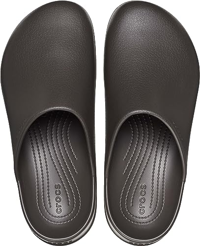 Crocs Unisex-Adult Dylan Clogs, Espresso, 6 Women/4 Men