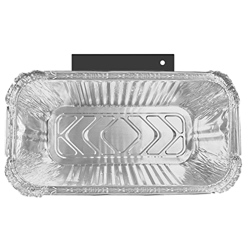 BSARTE 2X Larger Grease Cup Tray and Aluminum Drip Pans Liner(10 Pack) Compatible with Blackstone 28" 30" 36" Flat Top Griddles, Rear Grease Collection Catcher Pan Accessories