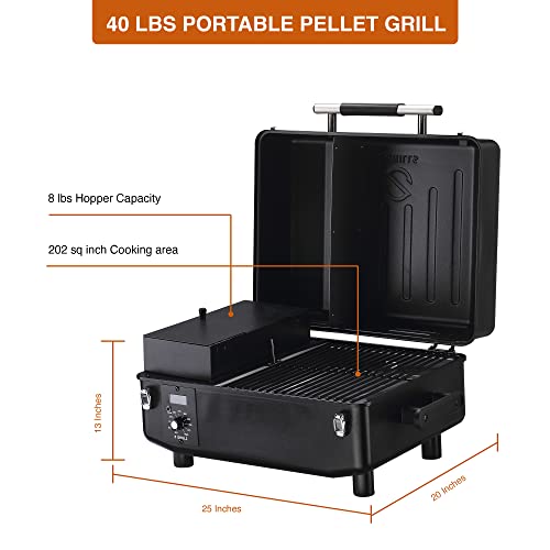 Z GRILLS ZPG-200A Portable Wood Pellet Grill & Electric Smoker β Camping BBQ Combo with Auto Temperature Control
