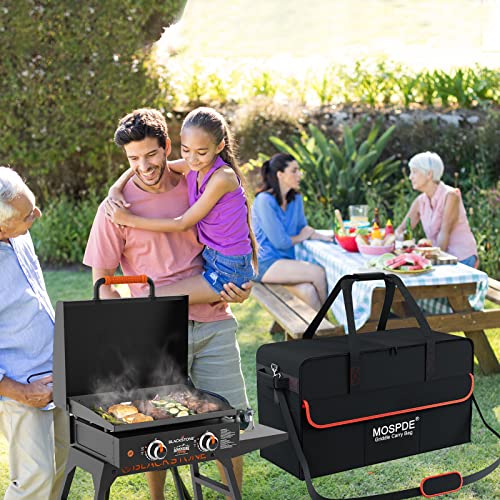 22 Inch Griddle Carry Bag for Blackstone 22 Inch Table Top Griddle with Grill Cover and Stand, Fits Blackstone 22" Grill Griddle with The Lid and Stand Carrying Bag 600D Heavy Duty Water-Resistant