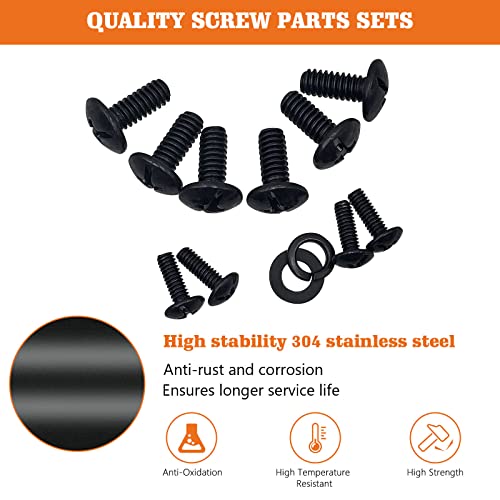 YAOAWE Replacement Screw kit for Pit Boss, Screw Hardware Kit Compatible with PB1000SC1, PB1000SC2, PB1000XL, PB1000SP Grill, Includes Different Size Screw Sets