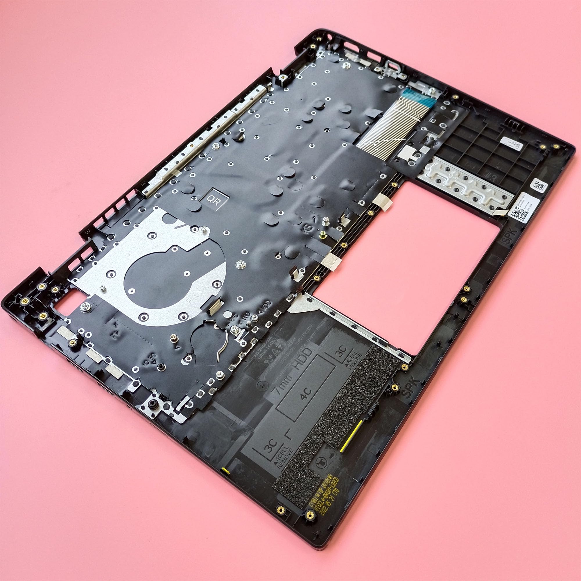 LTPRPTS Replacement for Dell Latitude 14 3420 E3420 04PX9K 4PX9K Laptop Upper Case Palmrest Non-Backlit Keyboard Assembly Part 02RM93 2RM93 Black