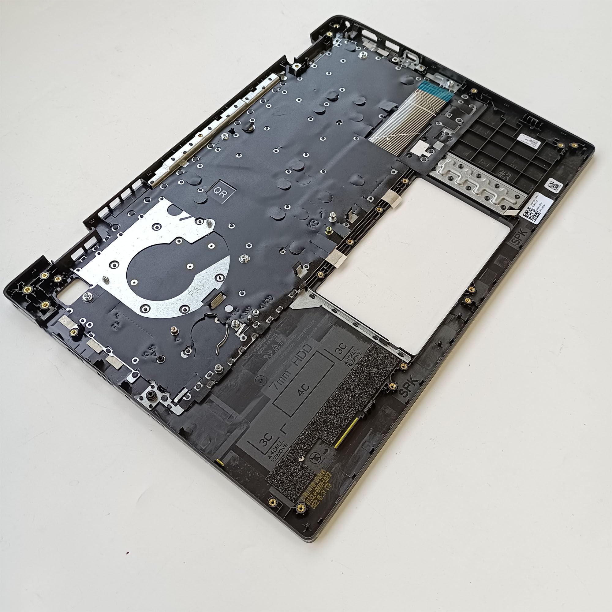 LTPRPTS Replacement for Dell Latitude 14 3420 E3420 04PX9K 4PX9K Laptop Upper Case Palmrest Non-Backlit Keyboard Assembly Part 02RM93 2RM93 Black
