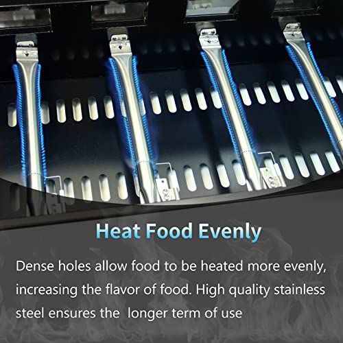 Barbqtime 2 Burner Grill Replacement Parts for Nexgrill Grill 720-0864,720-0864m, 720-0864r,10 PCS Grill Flame Tamers & Igniters & Burners Replacement for Nexgrill