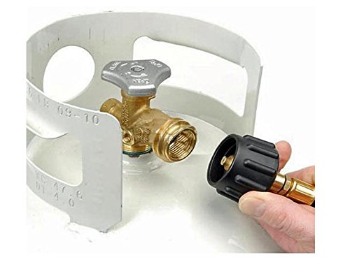Hiland GA09 Propane Tank Adapter Hose 10 Ft, w/Adapters, Black, One Size Fits All, Black