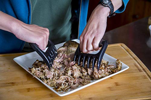 AMZ BBQ CLUB Grilling Accessories - Silicone BBQ Gloves, Food Grade Meat Claws, Digital Grilling Thermometer | BBQ Set for Cooking Grilling Barbecue Roasting Baking Open Flame