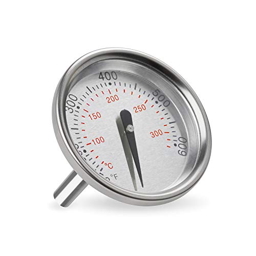 GASPRO 60540 Grill Thermometer Replacement for Weber Spirit 200 & 300 Series, Spirit 210, 310, Charcoal, Q Series and Kettle Gas Grills, 1-13/16" Diameter