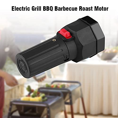 1.5V Barbecue Rotisserie Motor Electric BBQ Grill Motor Roast Bracket Accessory Battery Operated Black
