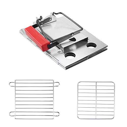 Mi hogar Collapsible Charcoal Chimney Starter for Lawn and Patio-Outdoor Cooking Tools & Camping Stoves