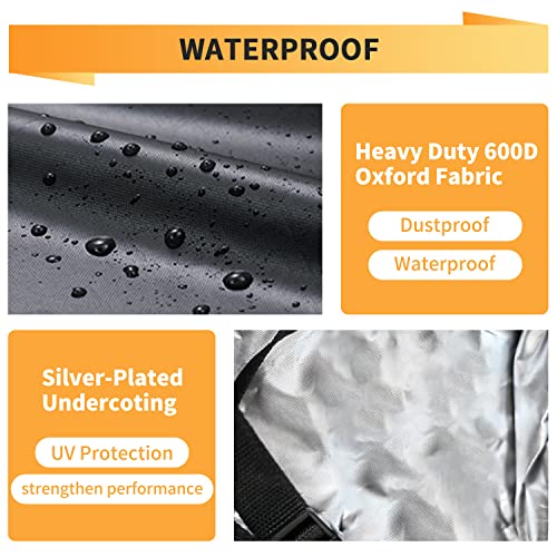 Pizza Oven Cover for Ooni Koda 16, Heavy Duty & Waterproof & Dustproof Cover for Pizza Oven with Pocket Outdoor Carry Accessories
