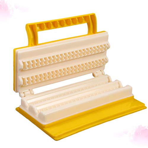 DOITOOL Meat Skewer Tools Barbecue Meat Skewer Machine BBQ Meat String Device Quick Portable Meat Skewer Box Easy Skewer Tools (Double-Row) Meat Maker Grill