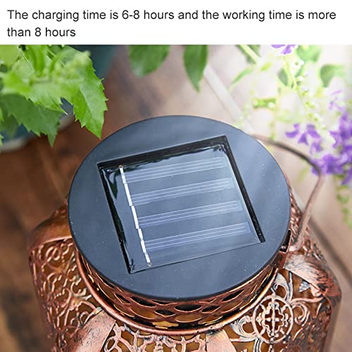 Solar Light Replacement Part 2 Pack /4 Pack Solar Panel Lantern Lid Lights, Lantern Light Replacement, Outdoor Solar Replacement Parts for Outdoor Hanging Solar Lanterns Garden Patio Decor(6pcs)