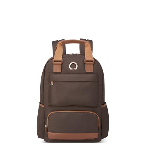 DELSEY PARIS Legere Laptop Travel Backpack, Chocolate Brown