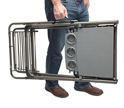 Cuisinart CGG-306 Chef's Style Propane Tabletop Grill, Two-Burner, Stainless Steel & CFGS-222 Take Along Grill Stand
