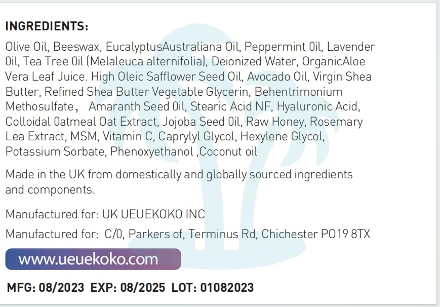 Honey Tea Tree Drawing Salve Ointment Cream, Ingrown Hair, Boils, Splinters, Insect Bites, Poison Ivy, Cyst Removal Patch, Chigger, Carbuncle, Pilonidal, Bug, Mosquito, Spider, Bee Sting, Itch Relief