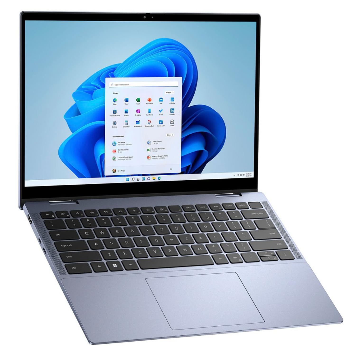 Dell Inspiron 2-in-1 Touch Laptop, 14" WUXGA IPS Display, AMD Ryzen 5 7530U(Beat i7-11600H) Up to 4.5GHz, 8GB RAM, 512GB SSD, Backlit KB, Fingerprint Reader, Wi-Fi 6E, USB-C, HDMI, Win 11 Pro