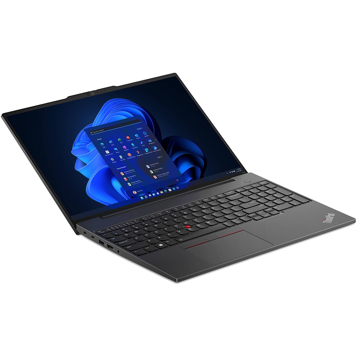 Lenovo ThinkPad E16 Gen 1 21JN003XUS 16" Touchscreen Notebook - WUXGA - 1920 x 1200 - Intel Core i7 13th Gen i7-1355U Deca-core (10 Core) 1.70 GHz - 16 GB Total RAM - 8 GB On-Board Memory - 512 GB