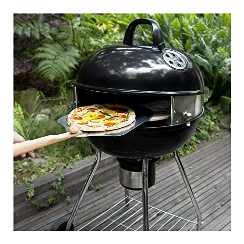 Pizzacraft PC7001 PizzaQue Deluxe Outdoor Pizza Oven Kettle Grill Conversion Kit, Silver, 18''/22.5''