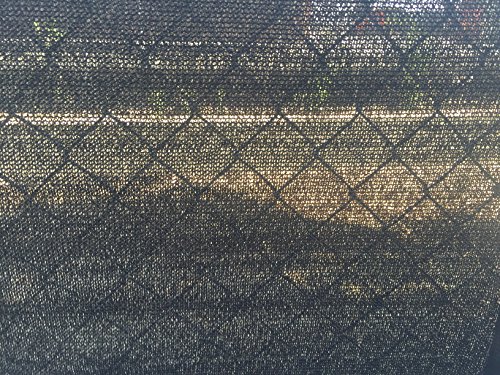 TruePower Privacy Fence Screen 6' Tall x 50'' Long - Black for Patio, Deck, Balcony, Backyard, Fence, Apartment Privacy