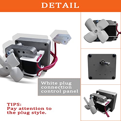 FCCUM Replacement 1.6 RPM Auger Motor Kit,Compatible with Traeger/Pit Boss Wood Pellet Grills& Camp Chef Smoker Grill, BBQ Auger Motor