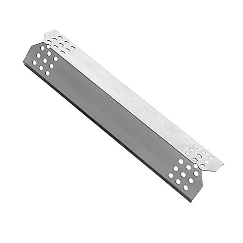Stainless Steel Grill Heat Plate Shield Tent Replacement for Nexgrill 720-0830H, Grill Master 720-0697, 720-0737,Uberhaus 780-0003 Gas Grill 14 9/16" x 3 3/8"(4 Pack)