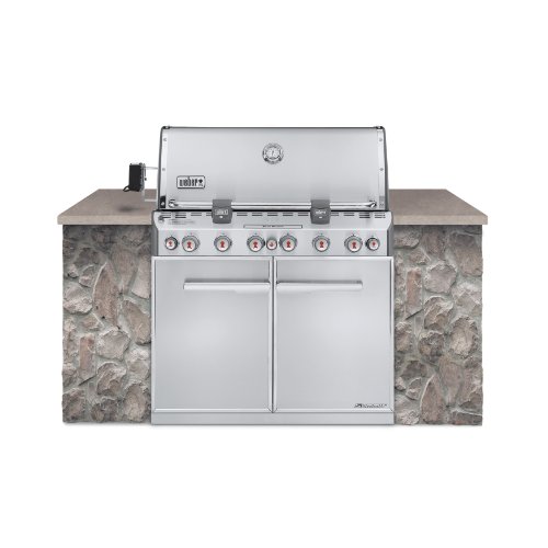 WEBER Summit S-660 Built-In Natural Gas Stainless Steel Grill (7460001)