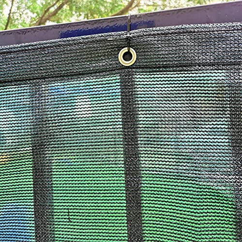 GWOKWAI Fence Privacy Screen Mesh, Heavy Duty Windscreen Fencing Netting with 12pcs Tie Shade Net Cover for Garden Fence Construction Site Yard